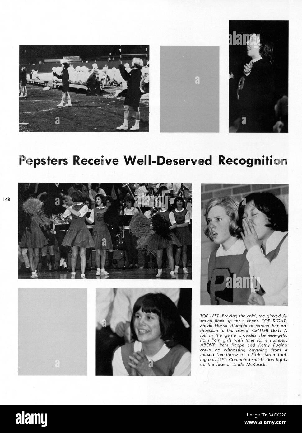 This high school annual documents the students, teachers, clubs ...