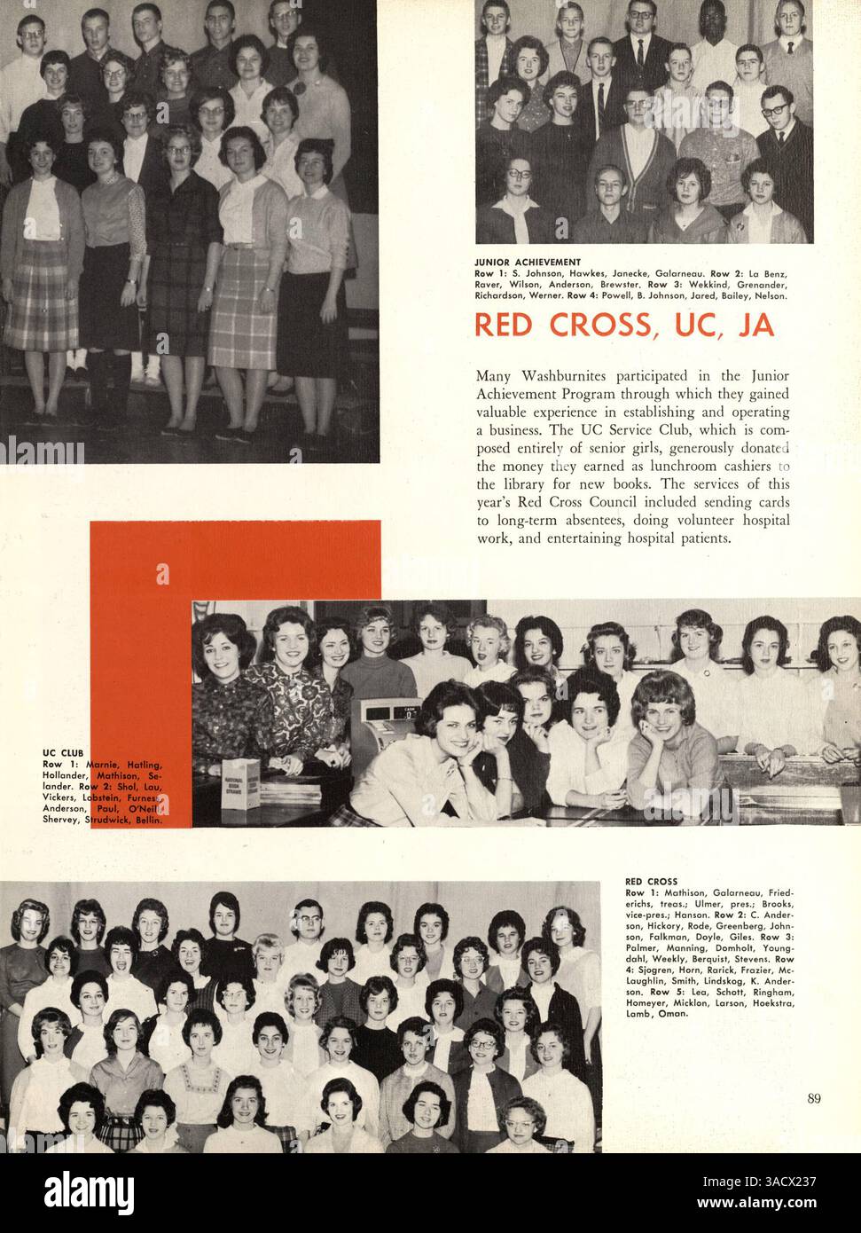 This 1961 Washburn Yearbook captures a snapshot of student life ...