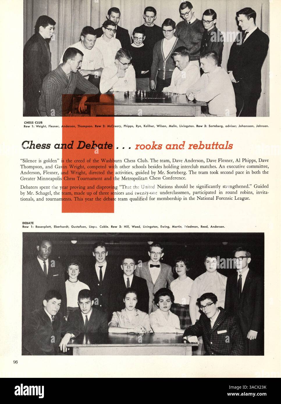 The 1961 Washburn Yearbook captures key events of the 1960-1961 school ...