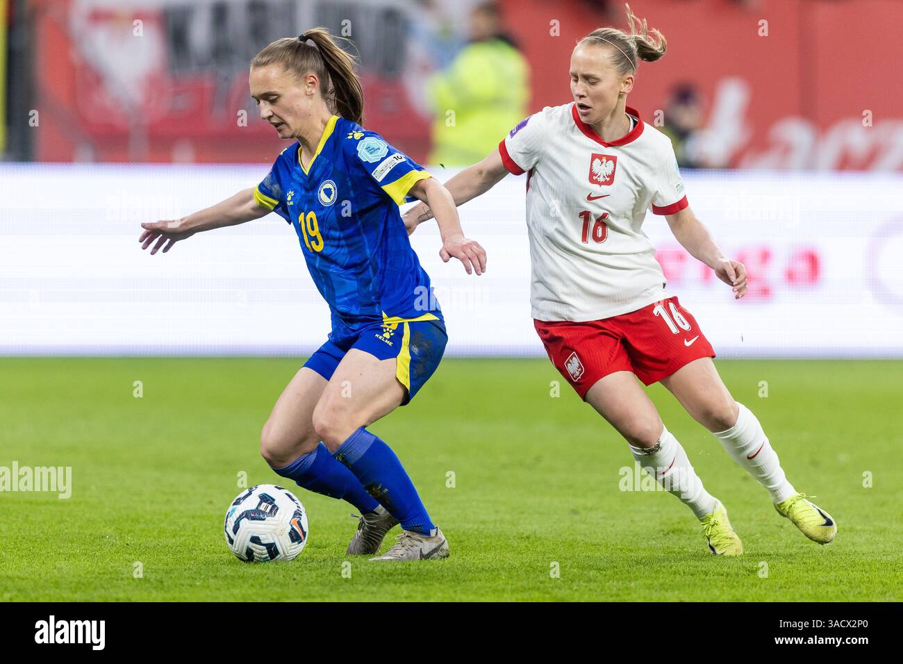 4th April 2025; Gdansk Stadium, Gdansk, Poland; Womens Nations League ...