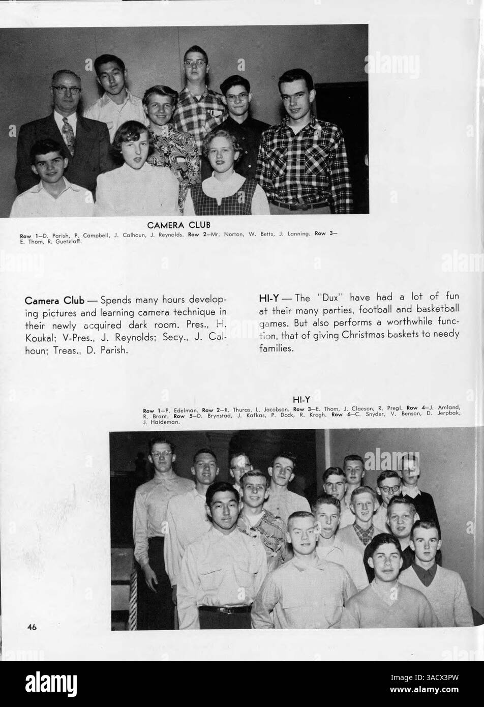 This high school annual documents the students, teachers, clubs ...