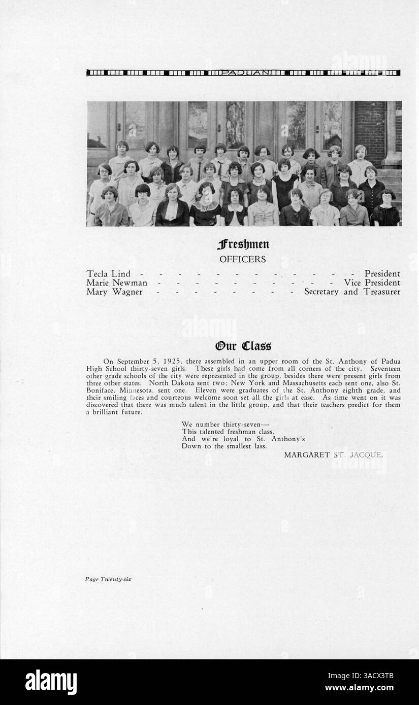 The Paduan Yearbook of 1926 chronicles the key events and individuals ...