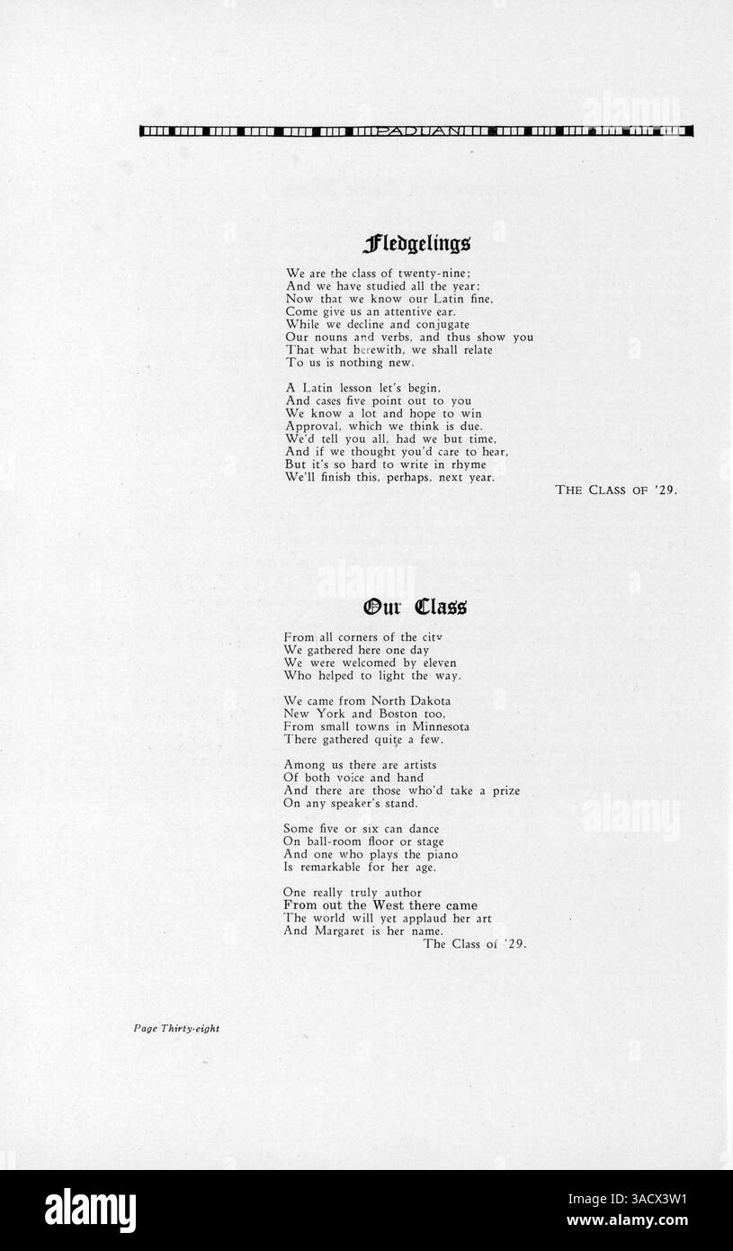 This 1926 yearbook from St. Anthony High School highlights the key ...