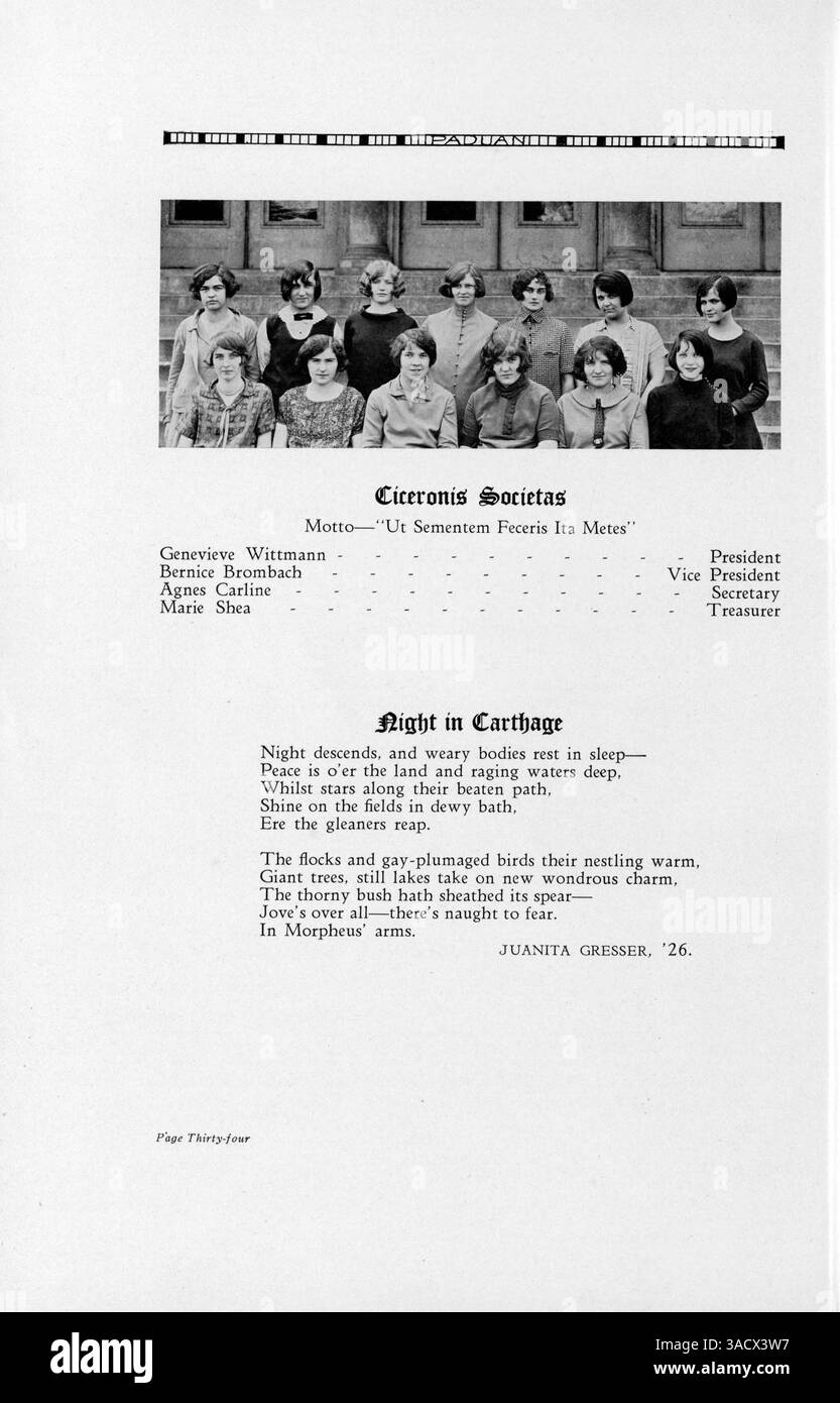 This high school yearbook from 1926 features notable events, sports ...