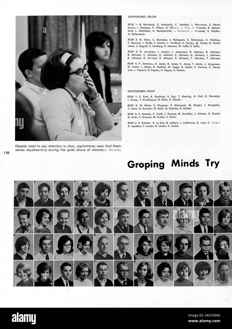 The 1964 St. Louis Park High School yearbook highlights the students ...