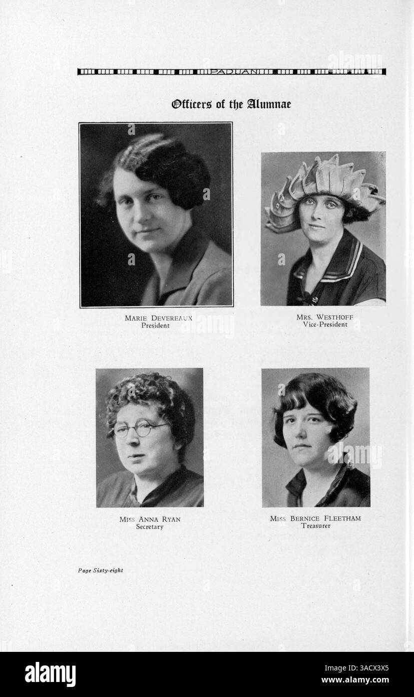 The 1926 'Paduan' yearbook highlights student achievements, faculty ...