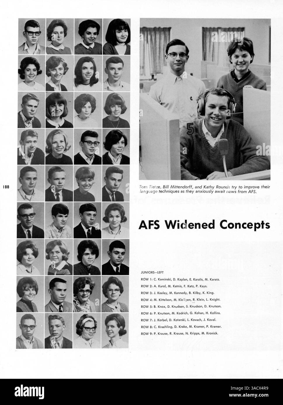 The 1964 St. Louis Park High School yearbook features students ...
