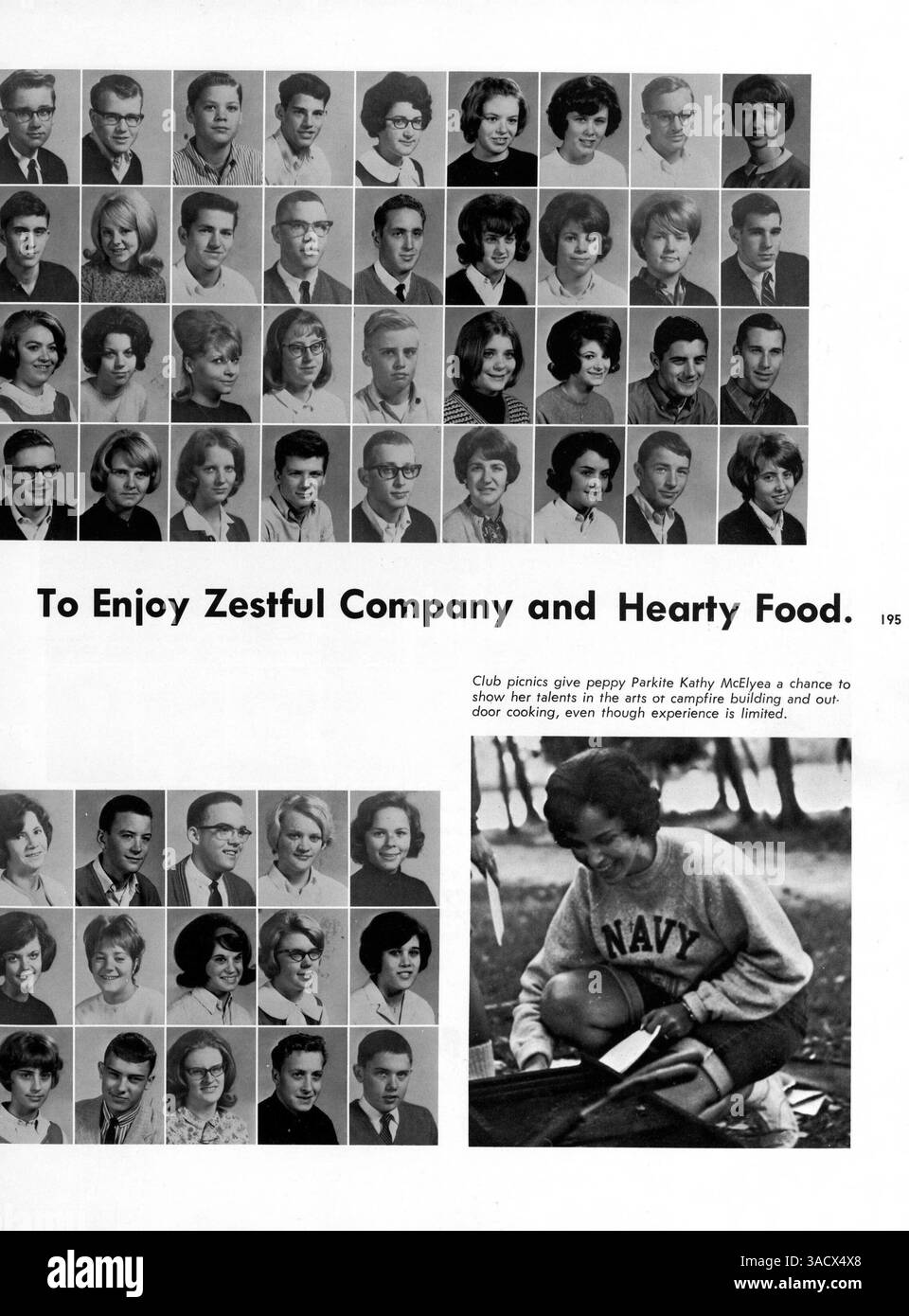 This high school annual from 1964 captures the students, faculty ...