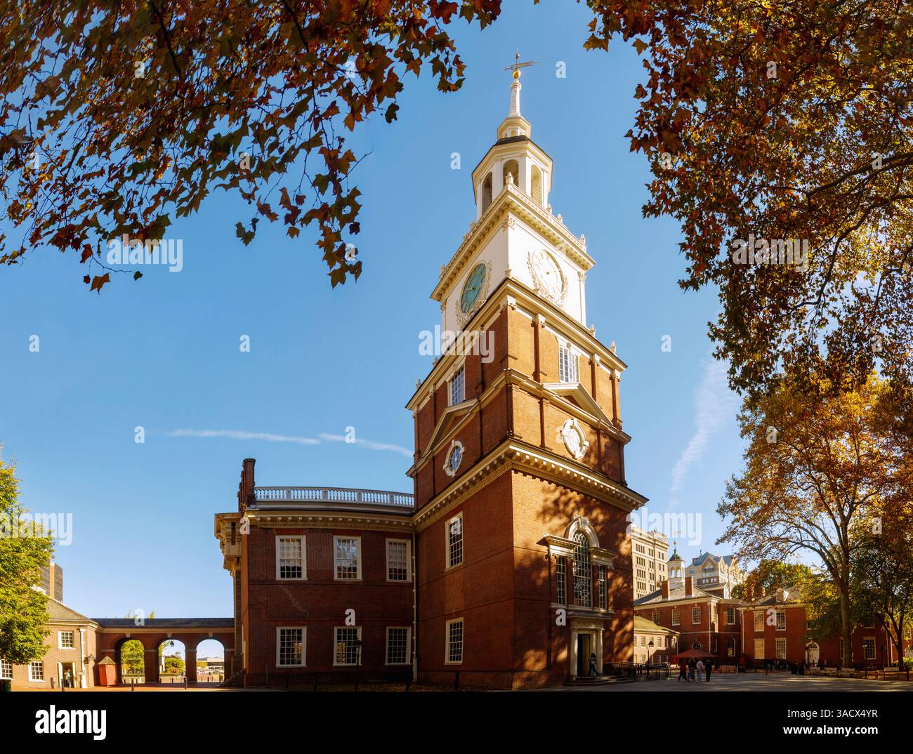 Independence Hall in Independence National Historic Park in the ...