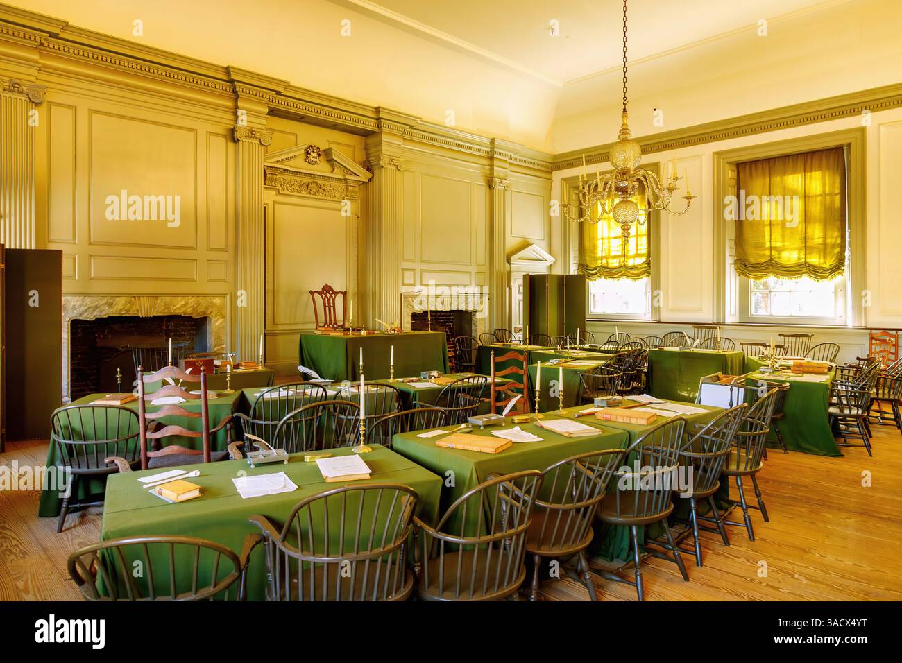 Assembly Hall in Independence Hall in Independence National Historic ...
