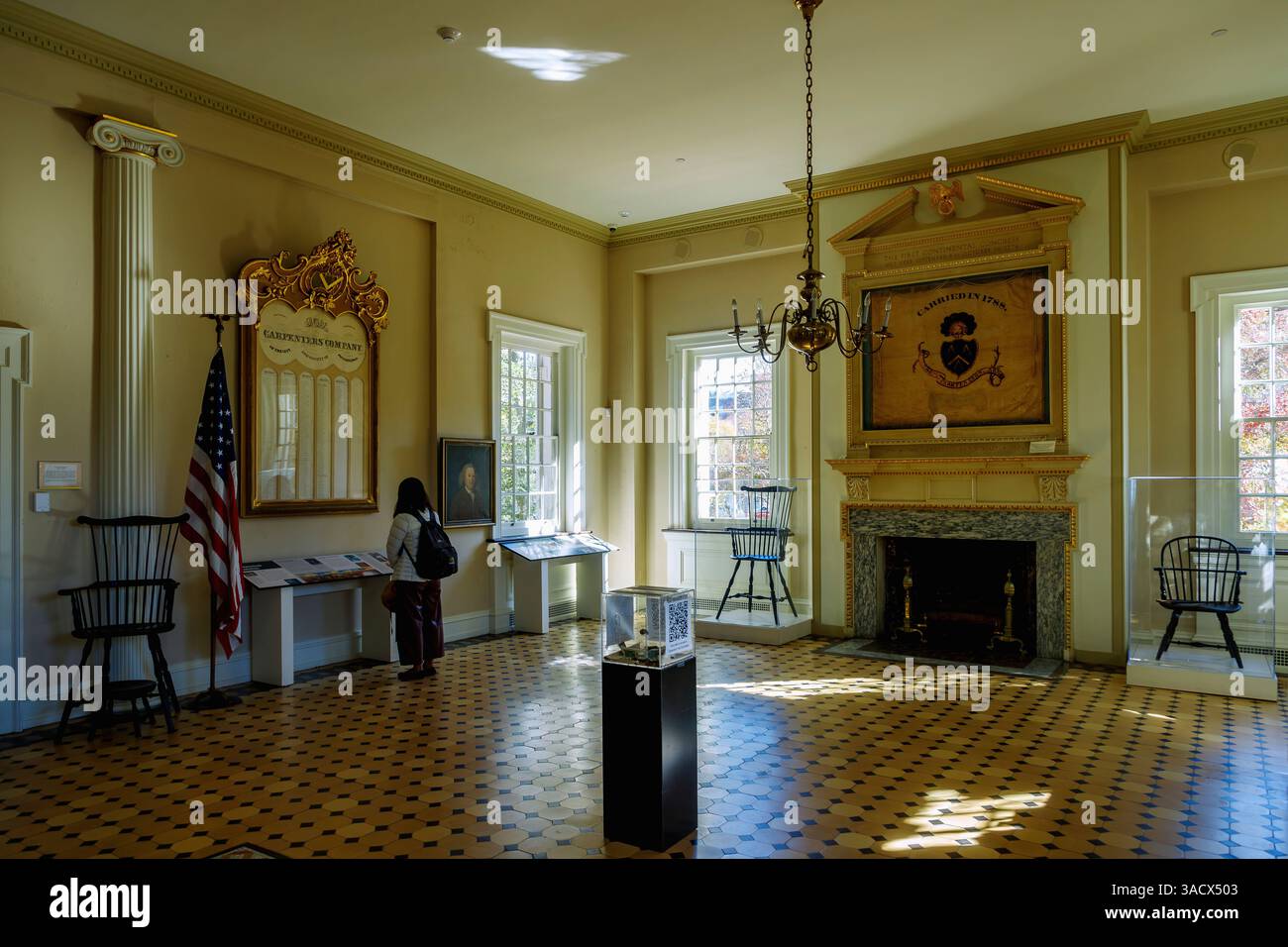 Carpenters' Hall in Independence National Historic Park in the Historic ...