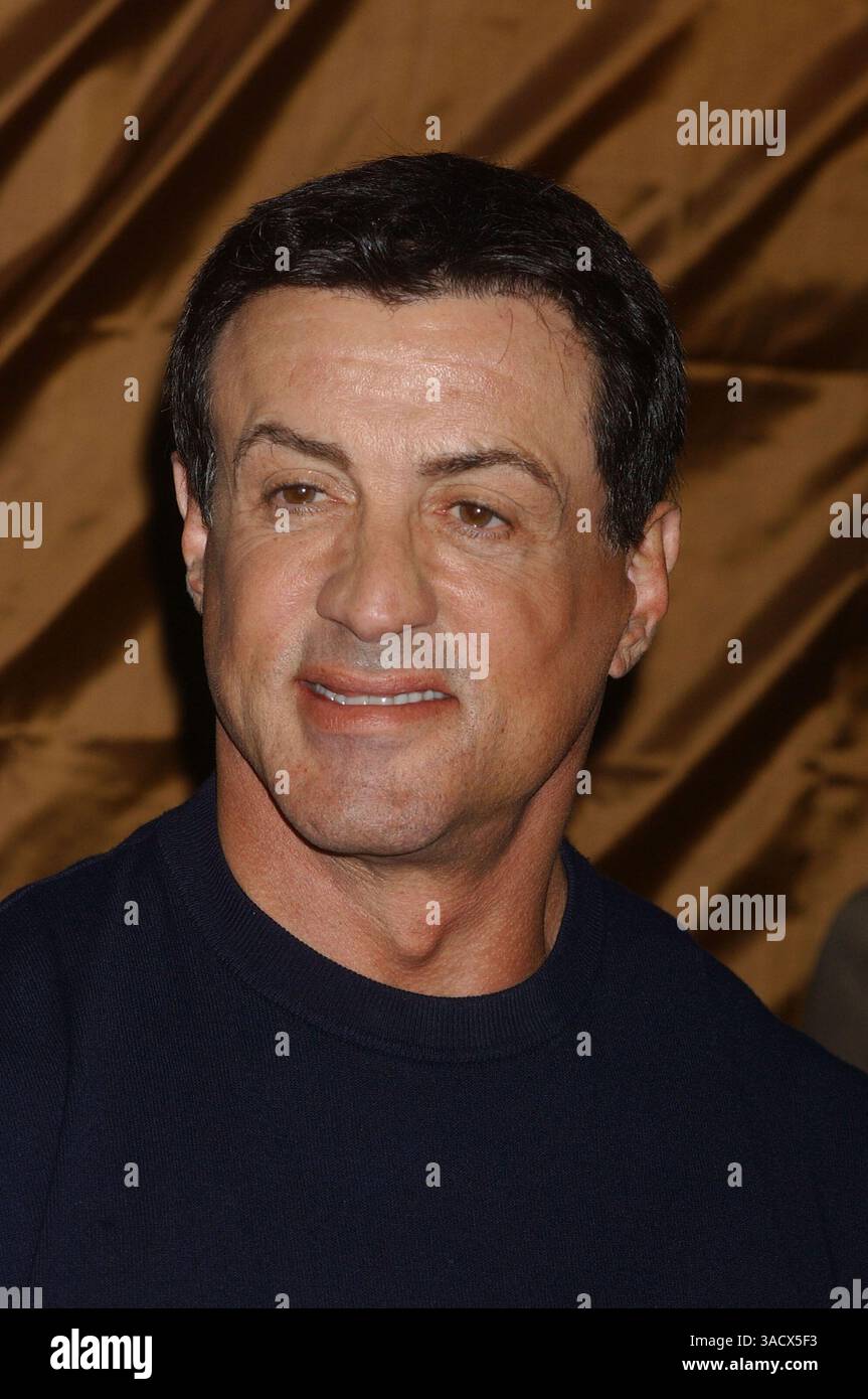 Mar 08, 2005; New York, NY, USA; Actor SYLVESTER STALLONE launches his ...