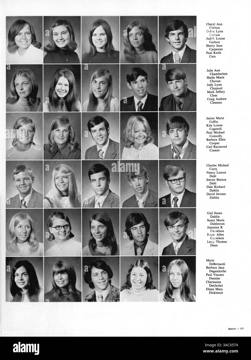 The 1972 'Talons' yearbook from Cooper High School highlights the ...