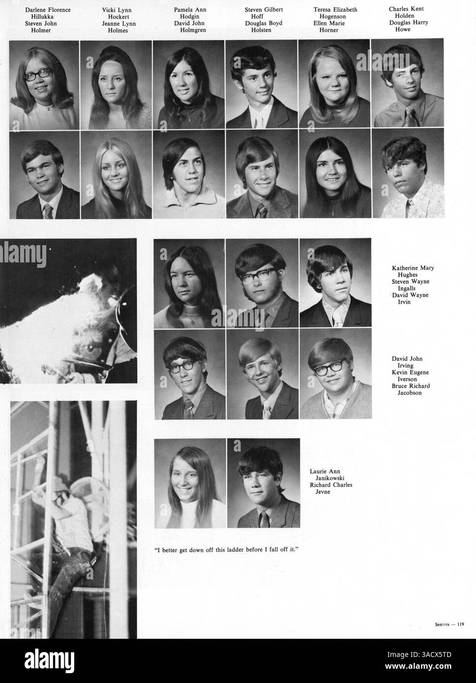 This high school yearbook, 'Talons 72' from Cooper High School ...