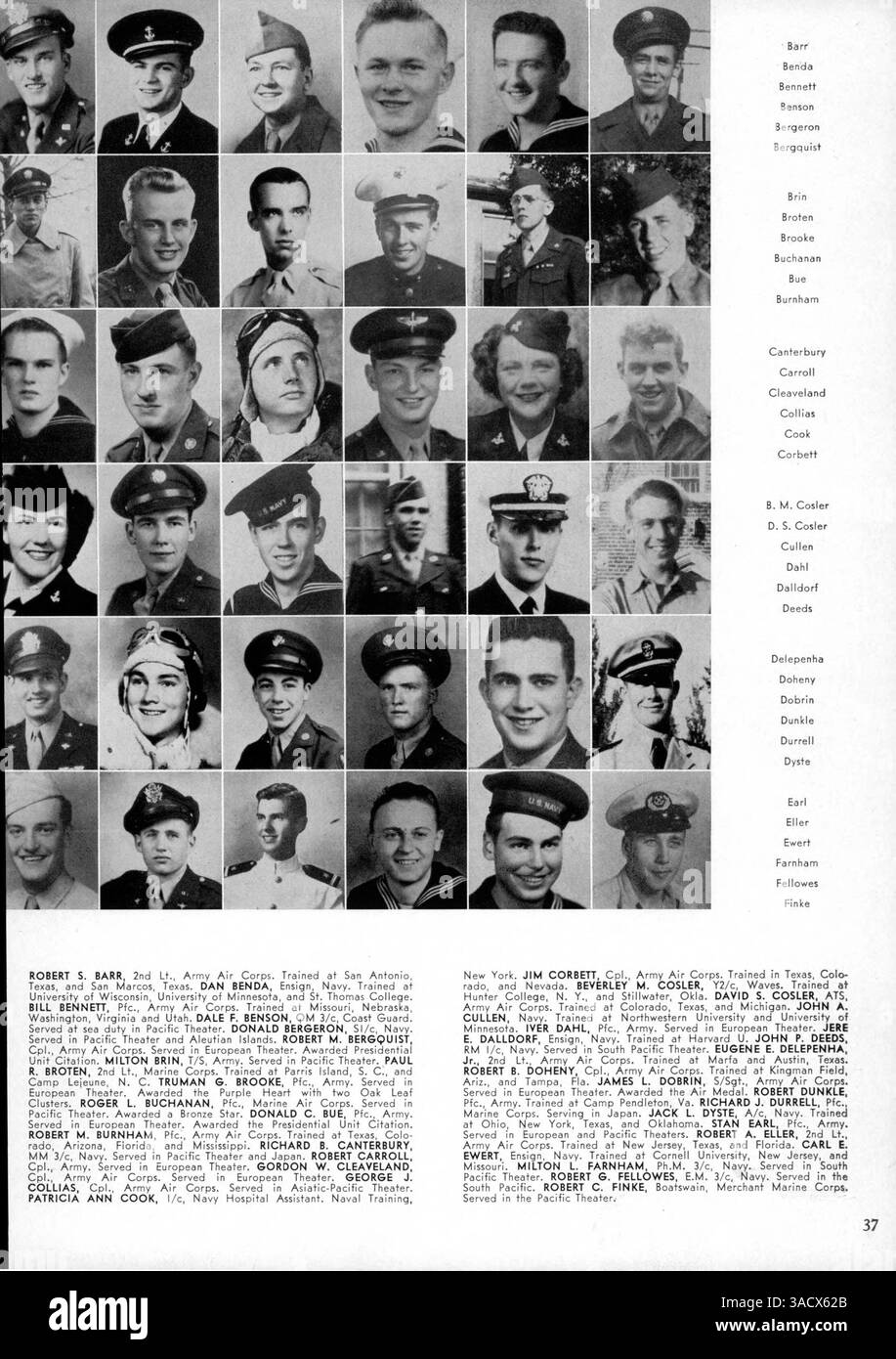 The 1946 'Wahian Victory' yearbook captures the Washburn High School ...