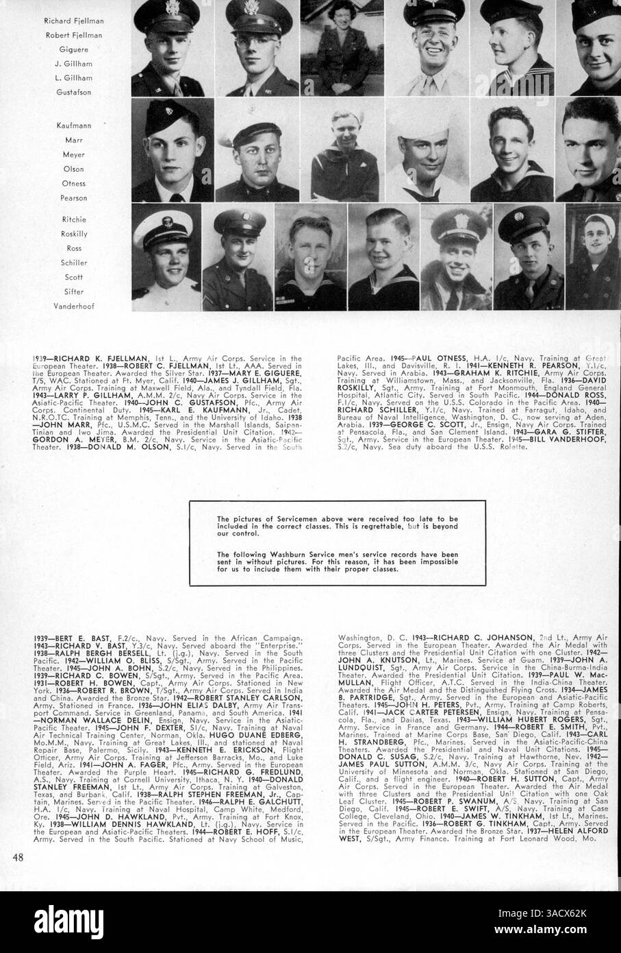 This yearbook, 'Wahian Victory,' from 1946, showcases student and ...