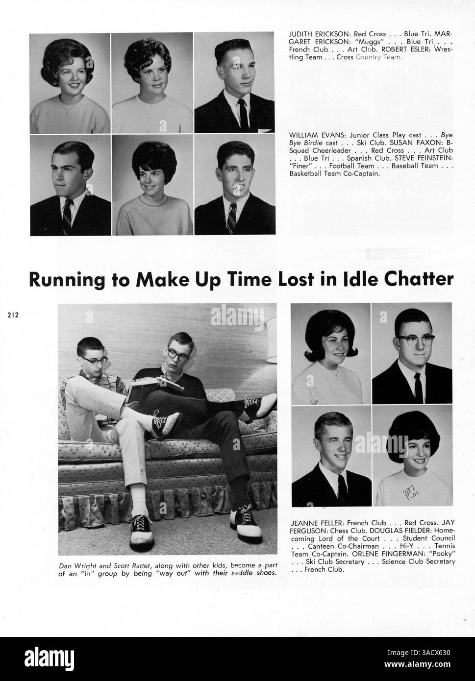 The 1964 yearbook for St. Louis Park High School features students ...