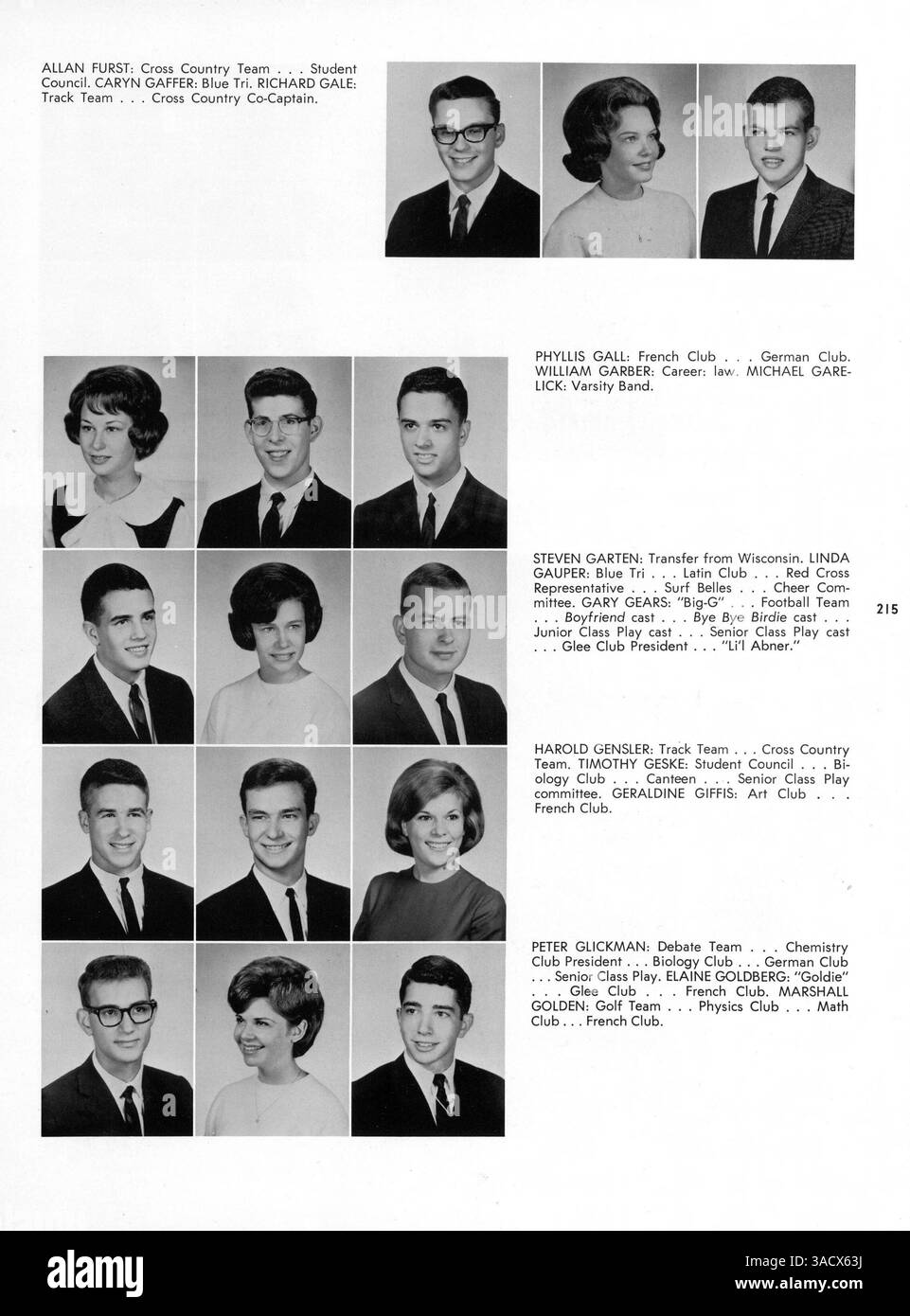 The 1964 yearbook for St. Louis Park High School highlights the ...