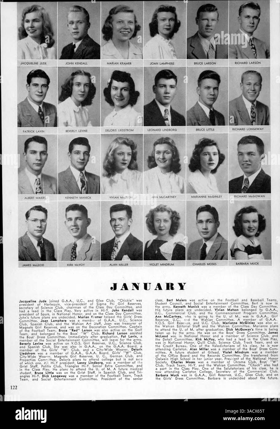 This 'Victory' yearbook from 1946 records student portraits, faculty ...
