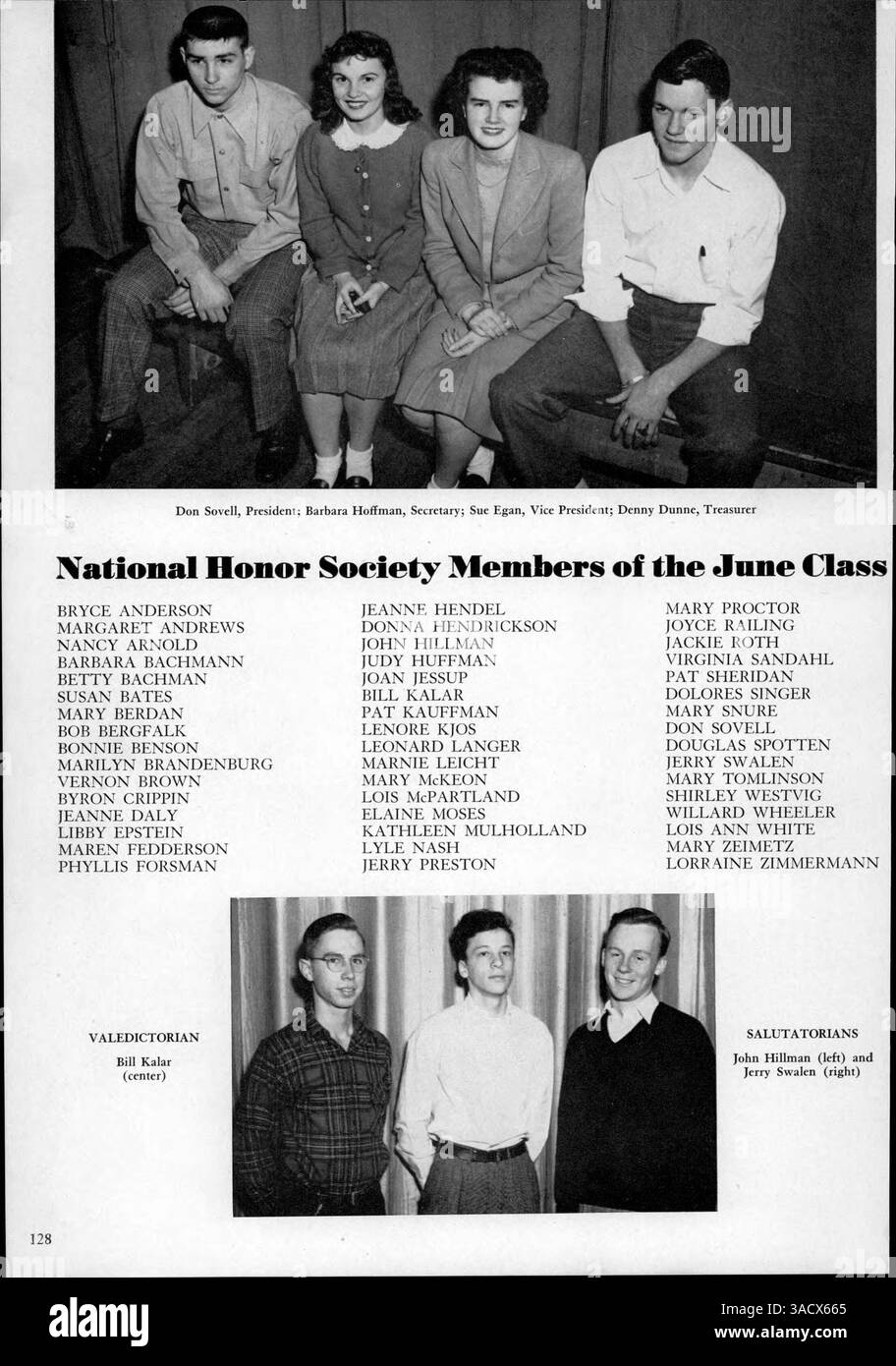 The 1946 Washburn High School yearbook, 'Victory,' documents the ...