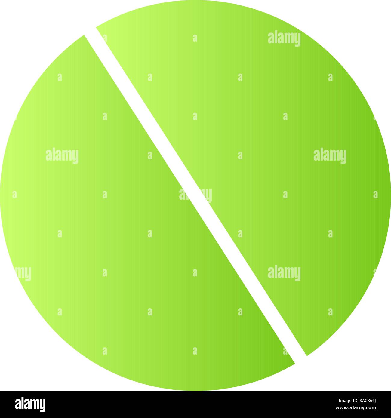 green 3D pie chart infographic, percentage donut diagram with divided ...