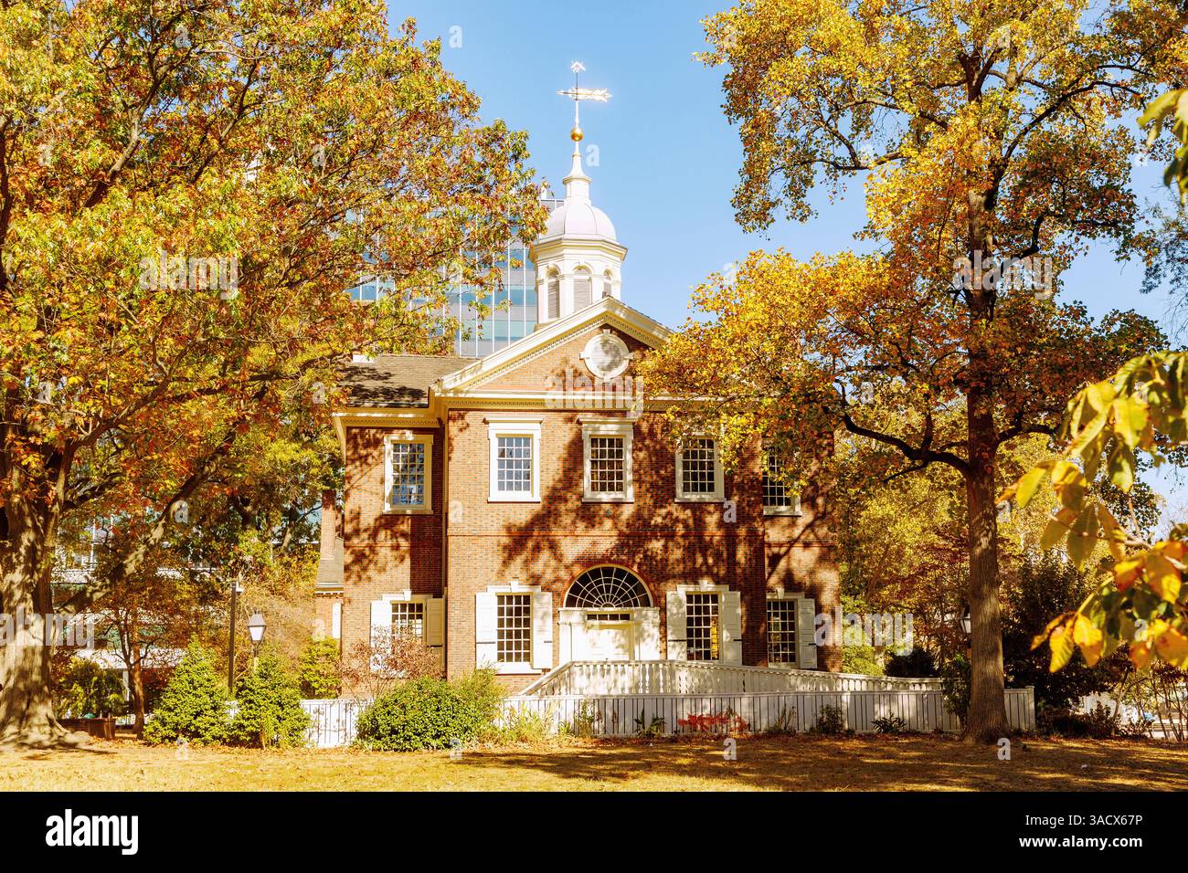 Carpenters' Hall (south side) in Independence National Historic Park in ...