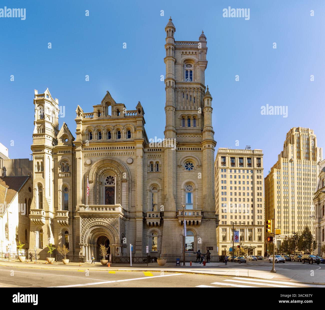The Masonic Temple on Broad Street in Center City Philadelphia in the ...