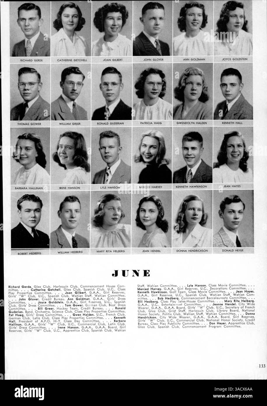This 1946 'Victory' yearbook from Washburn High School features ...