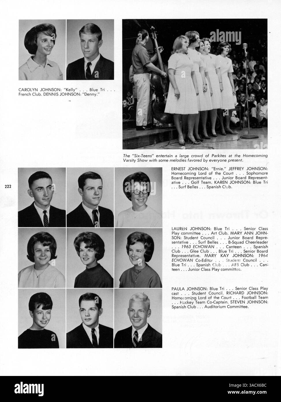 This 1964 high school yearbook documents the students, teachers, clubs ...
