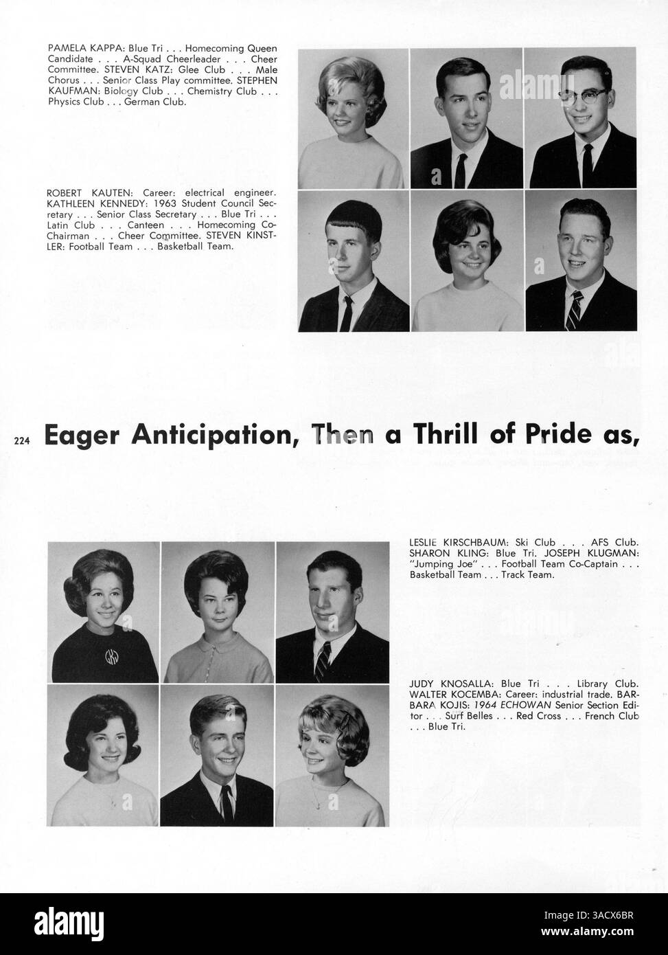 This yearbook from St. Louis Park High School in 1964 captures students ...