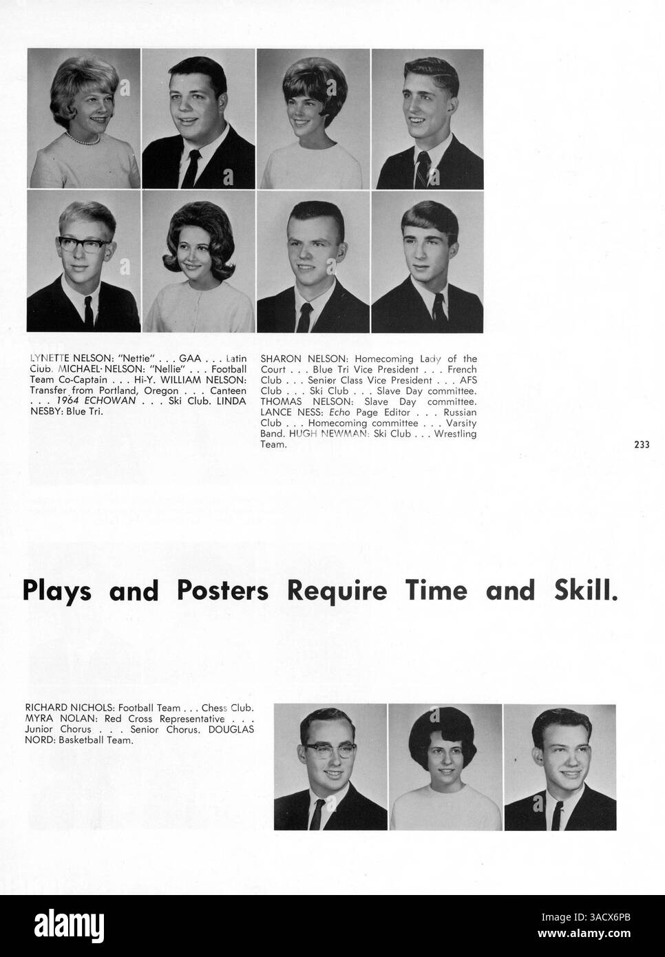 The 1964 yearbook of St. Louis Park High School presents a record of ...