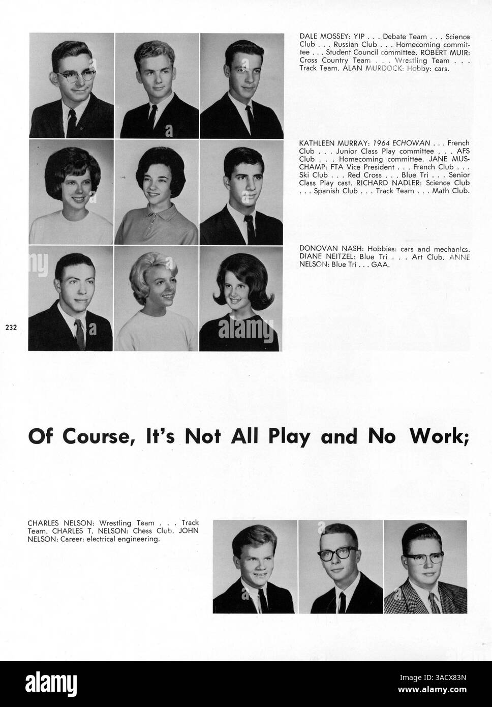 This high school yearbook from 1964 documents the students, teachers ...