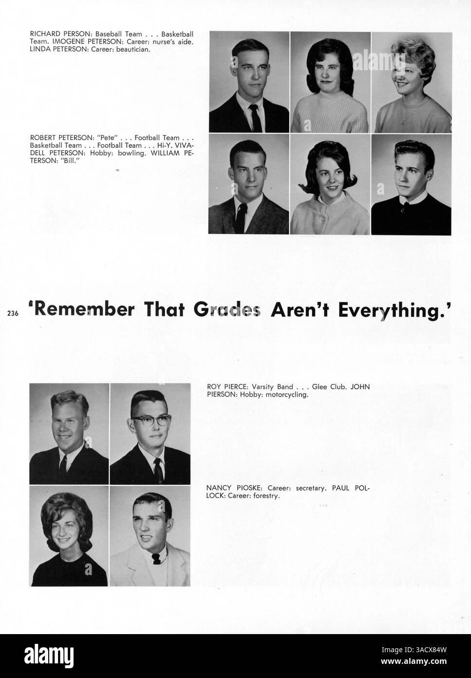 The 1964 St. Louis Park High School yearbook features students ...
