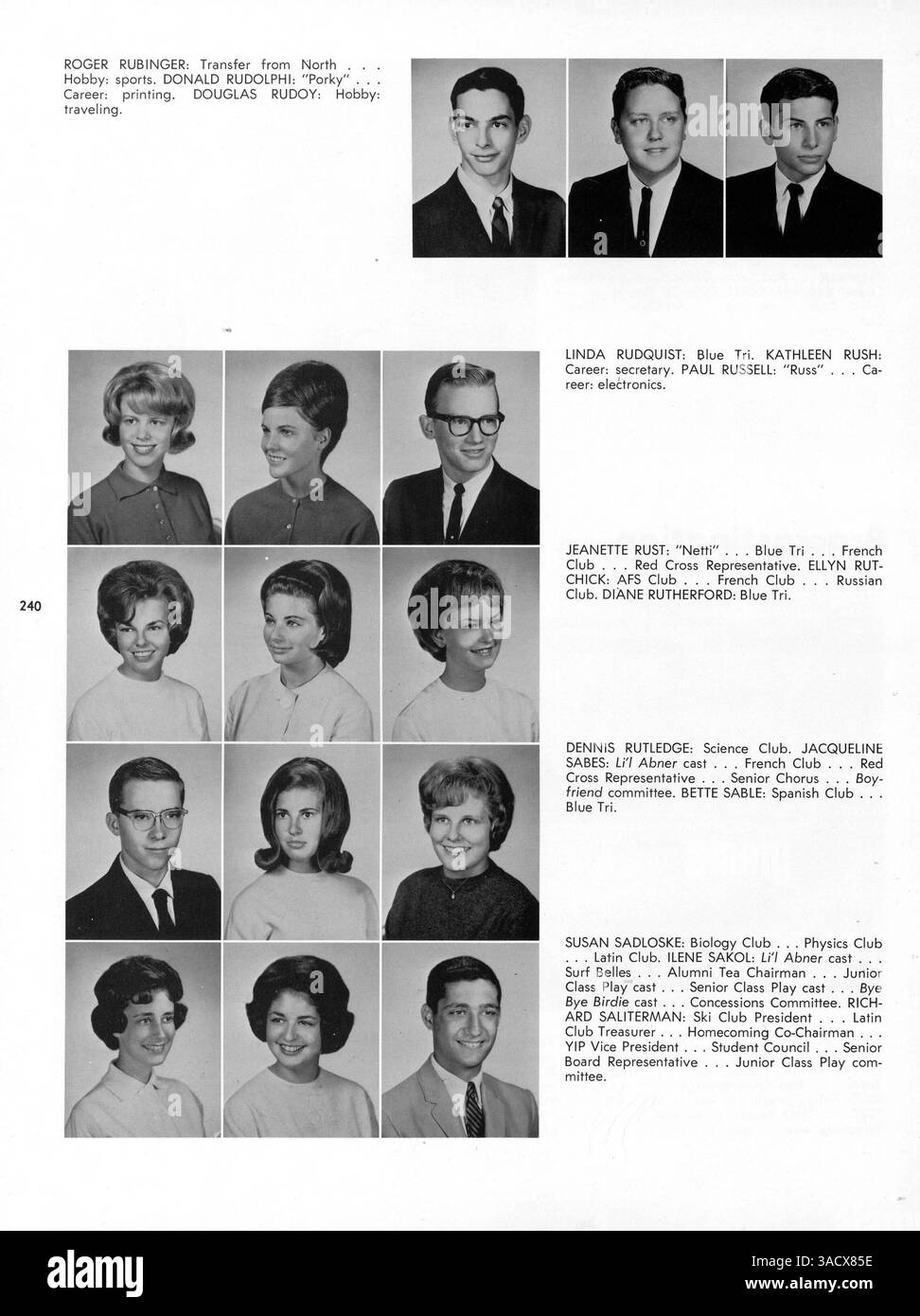 This high school yearbook from 1964 highlights students, teachers ...