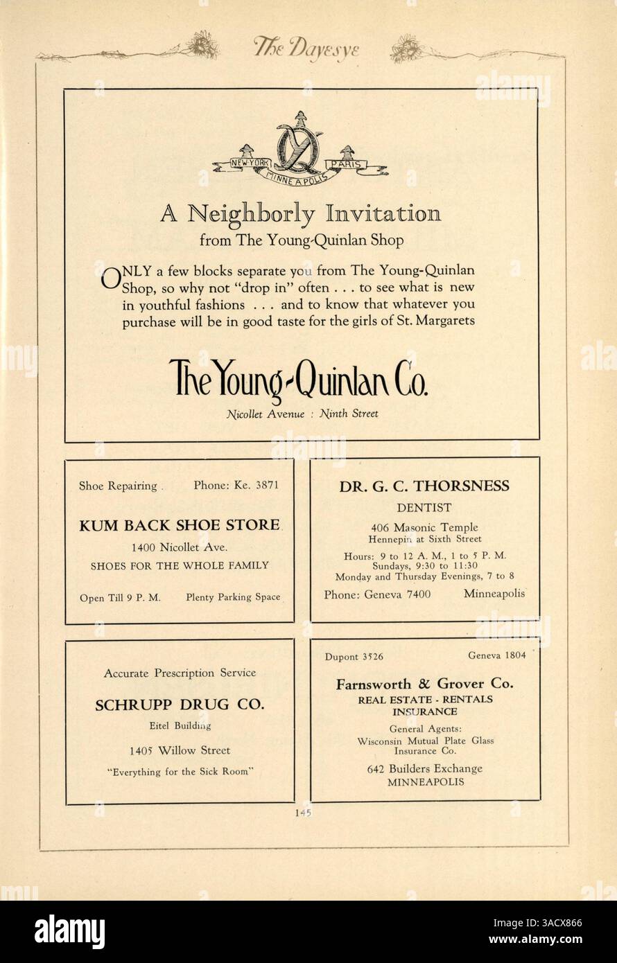 The st margarets academy yearbook from 1928 highlights the events hi ...