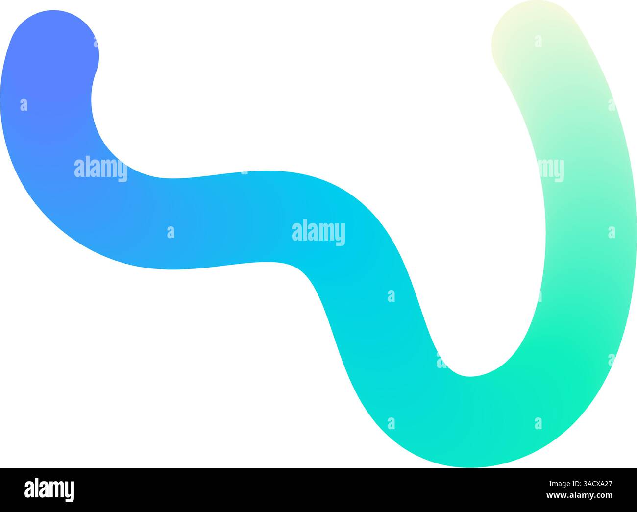 Abstract squiggle background with wavy gradient lines, colorful ribbon shapes, fun organic ...