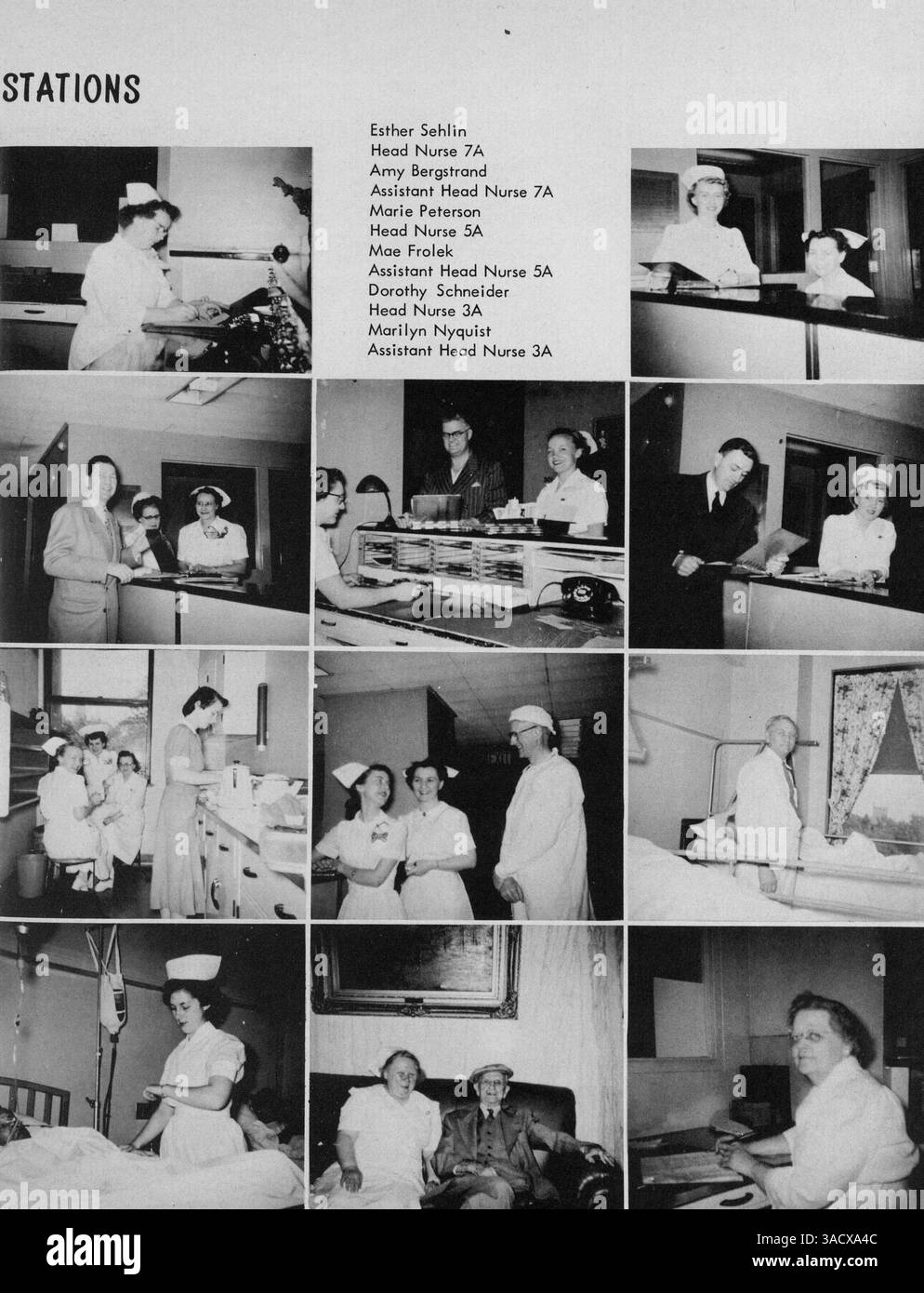 The 1952 Swedish Hospital School of Nursing yearbook provides a record ...