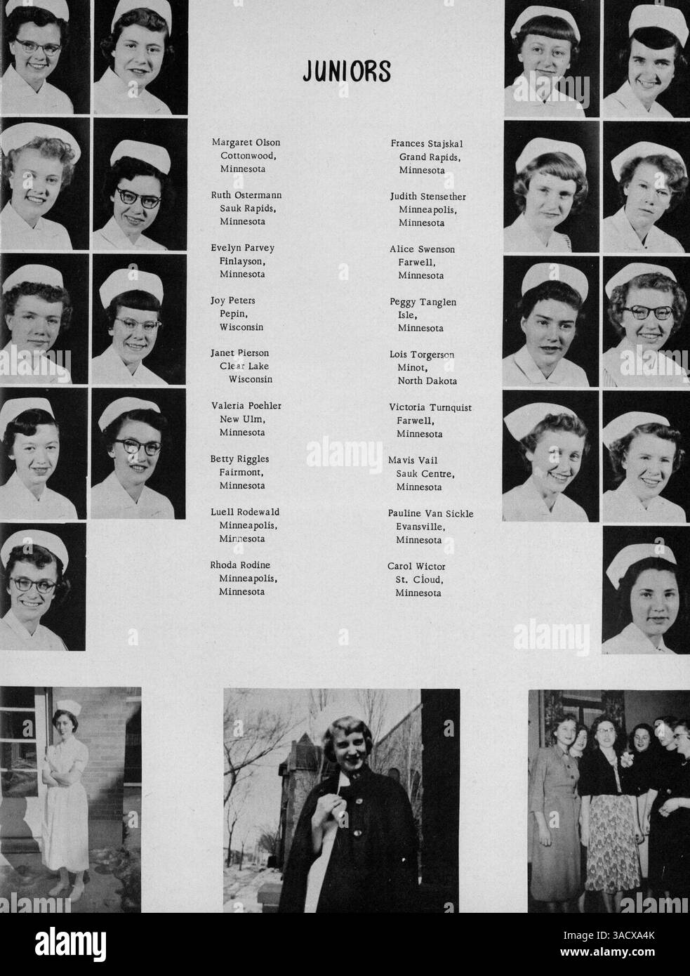 The 1952 yearbook from swedish hospital school of nursing highli hi-res ...