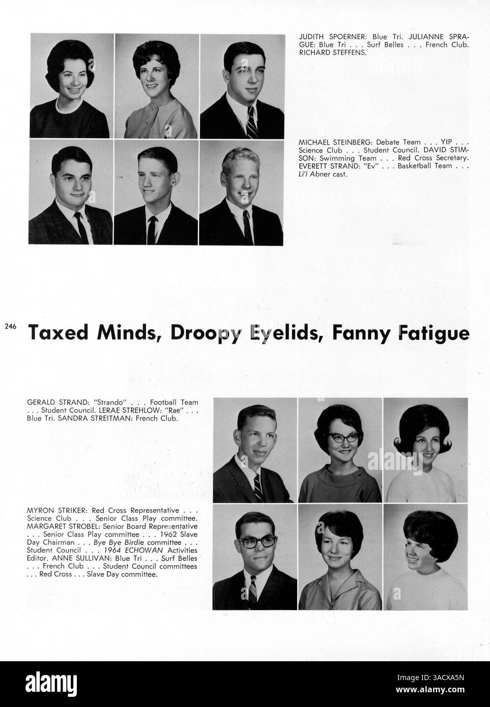 The 1964 St. Louis Park High School yearbook showcases the students ...