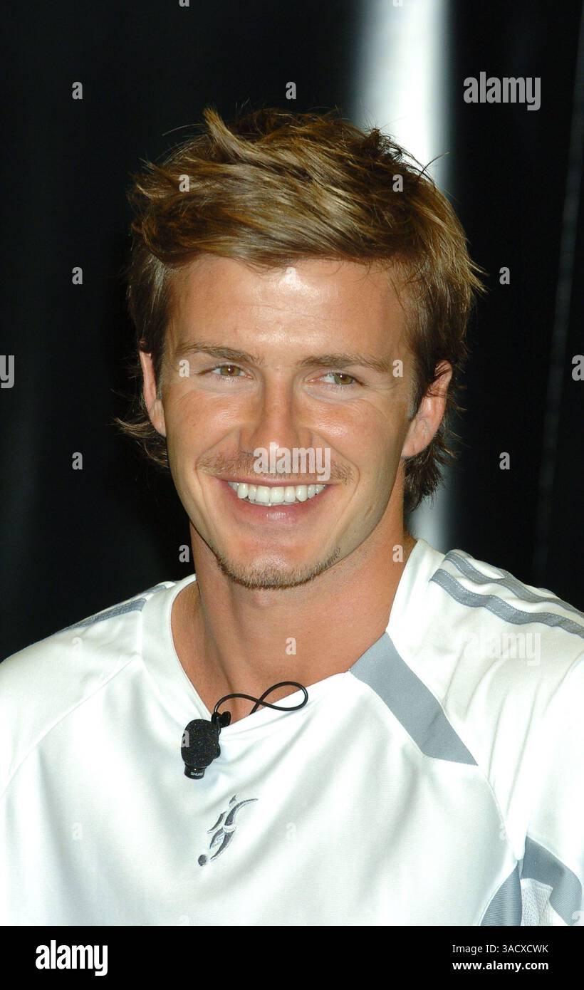 Jun 01, 2005; New York, NY, USA; DAVID BECKHAM launched his new ...