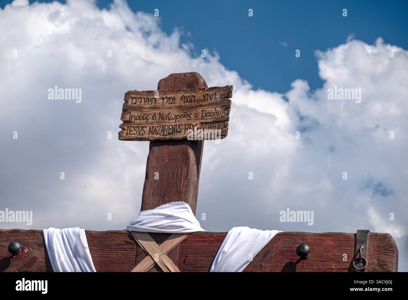 Good Friday representation of the Way of the Cross in La Cañada ...