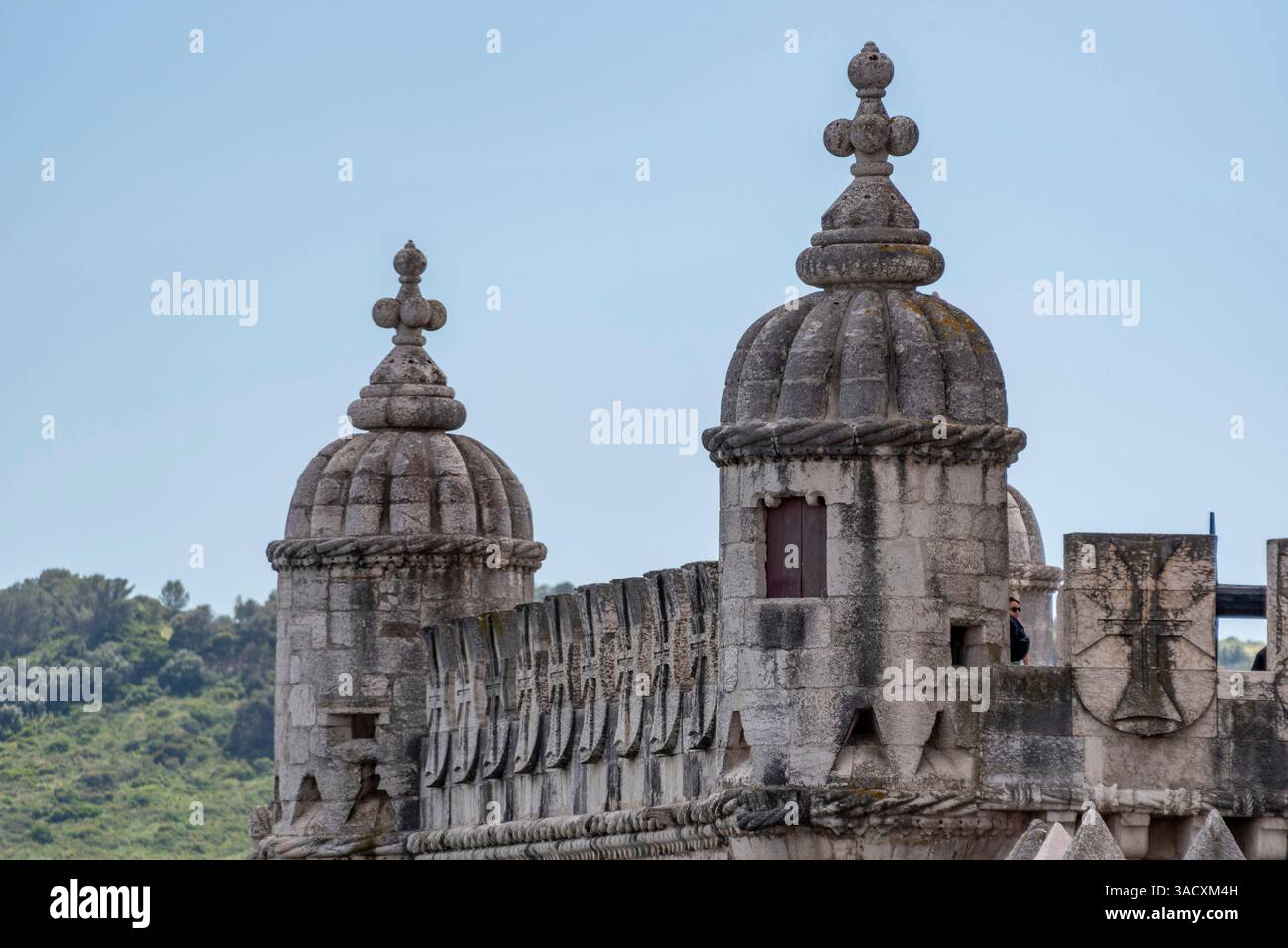 Famous Torre de Belem in Lisboa, iconic manueline gothic architecture ...
