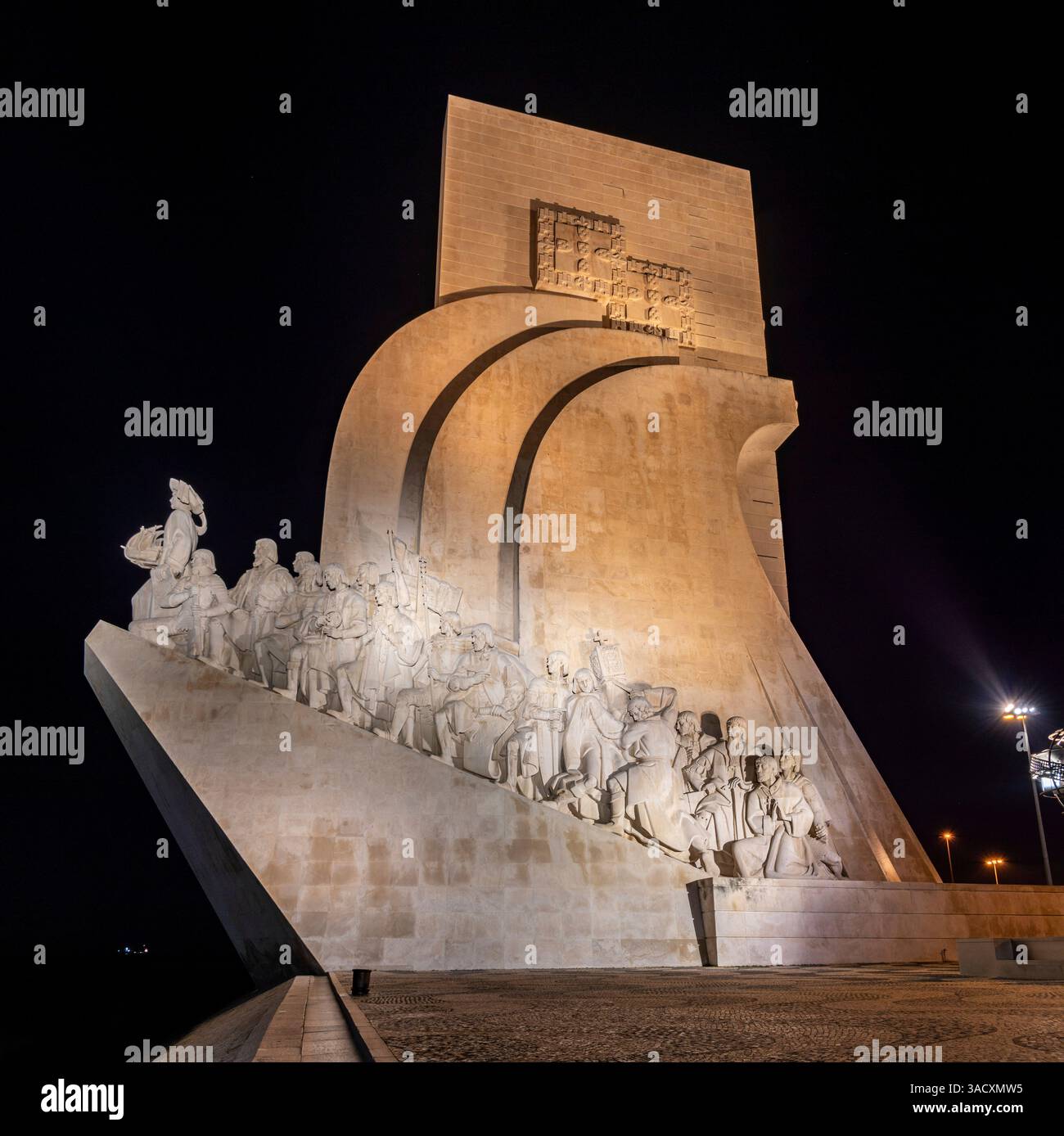 Famous Portuguese monument to the Discoveries, Padrao dos ...