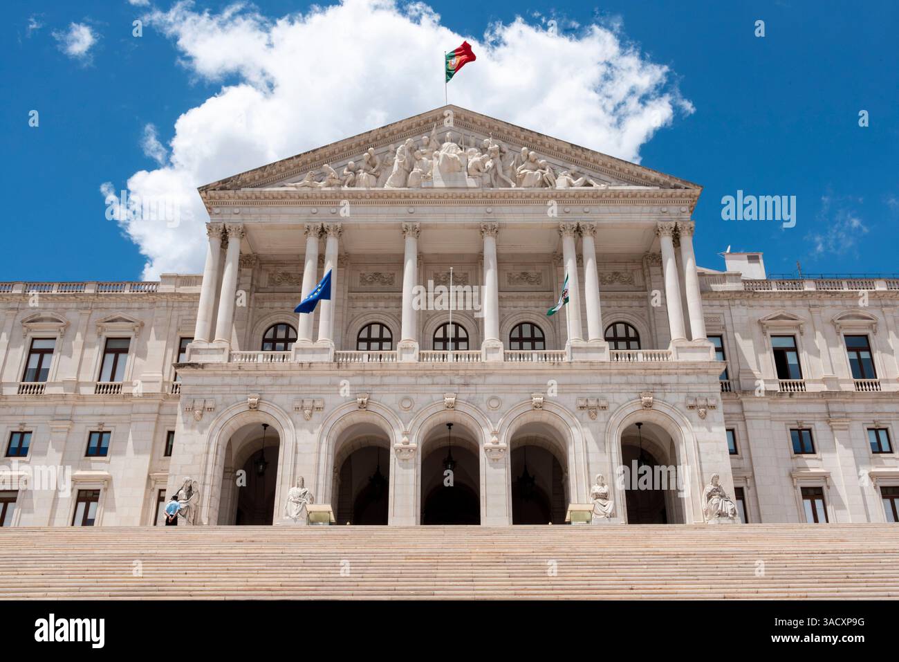 Palacio de Sao Bento or Portuguese parliament building in Lisbon Stock ...