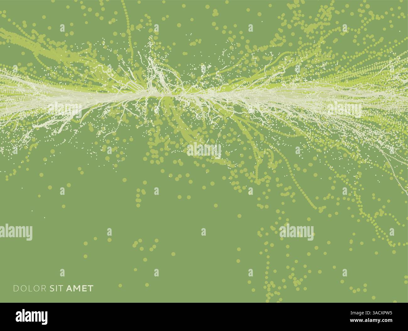 Point explode. Array with dynamic emitted particles. 3d technology ...