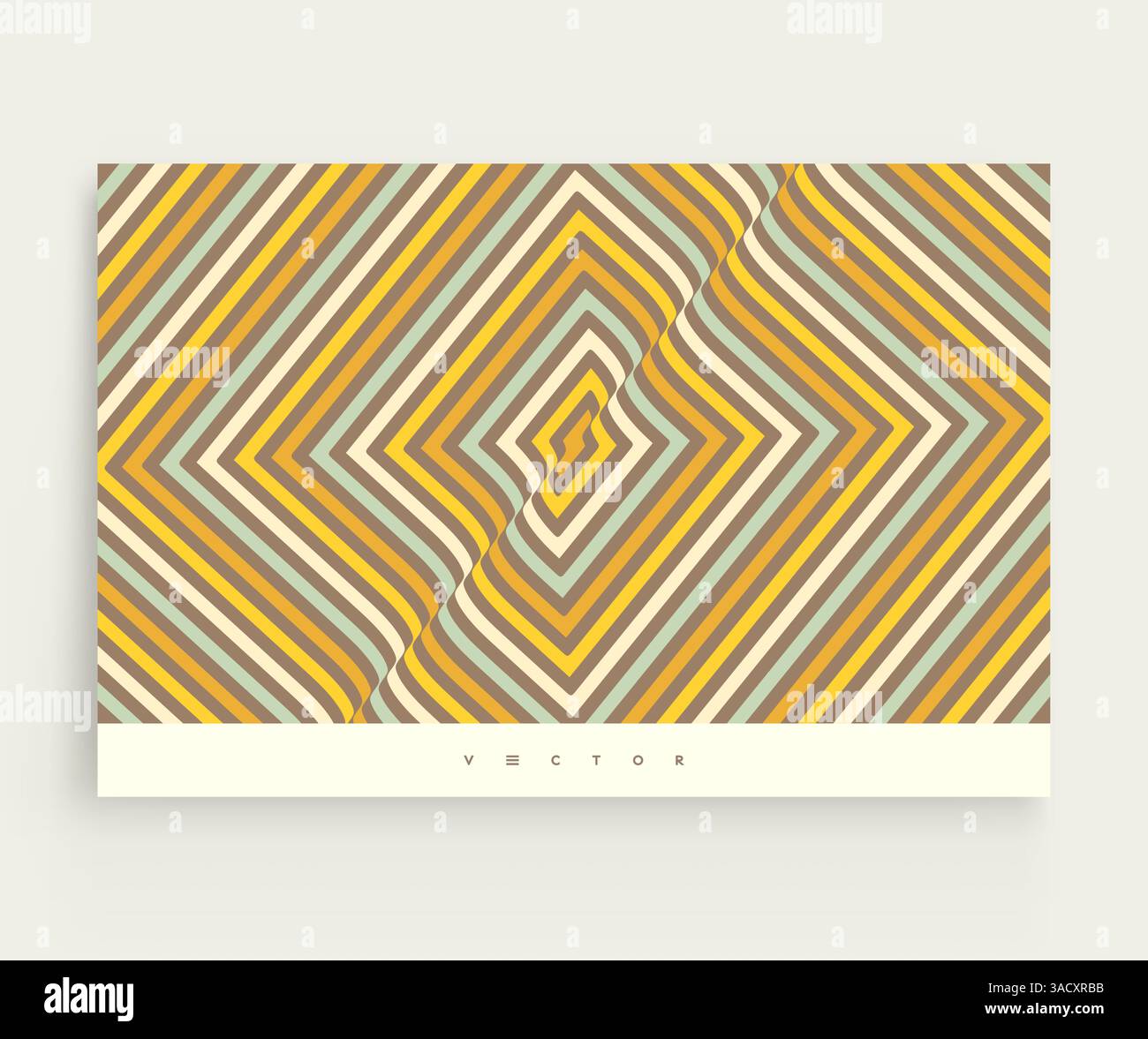 Cover design template. Optic art illustration. The geometric background ...