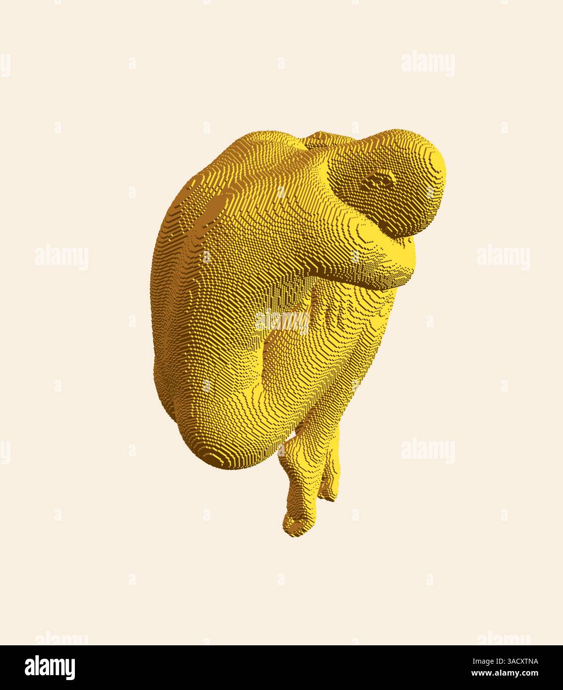 Crisis misery Stock Vector Images - Alamy