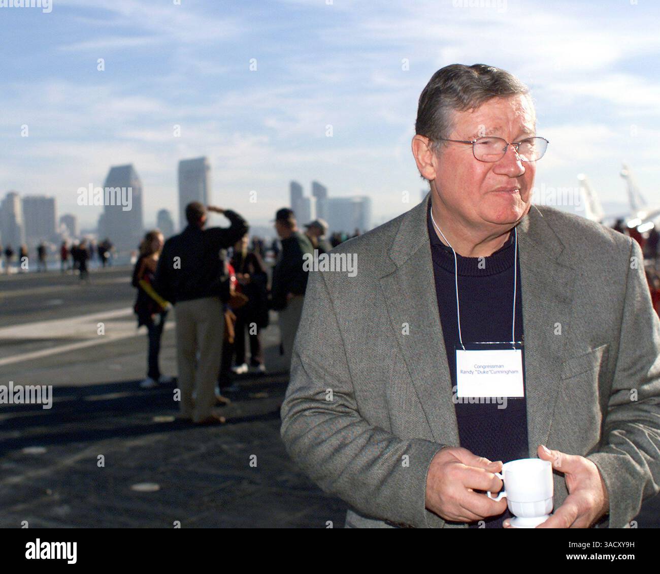 Jan 10, 2004; San Diego, CA, USA; Congressman and retired Navy fighter ...