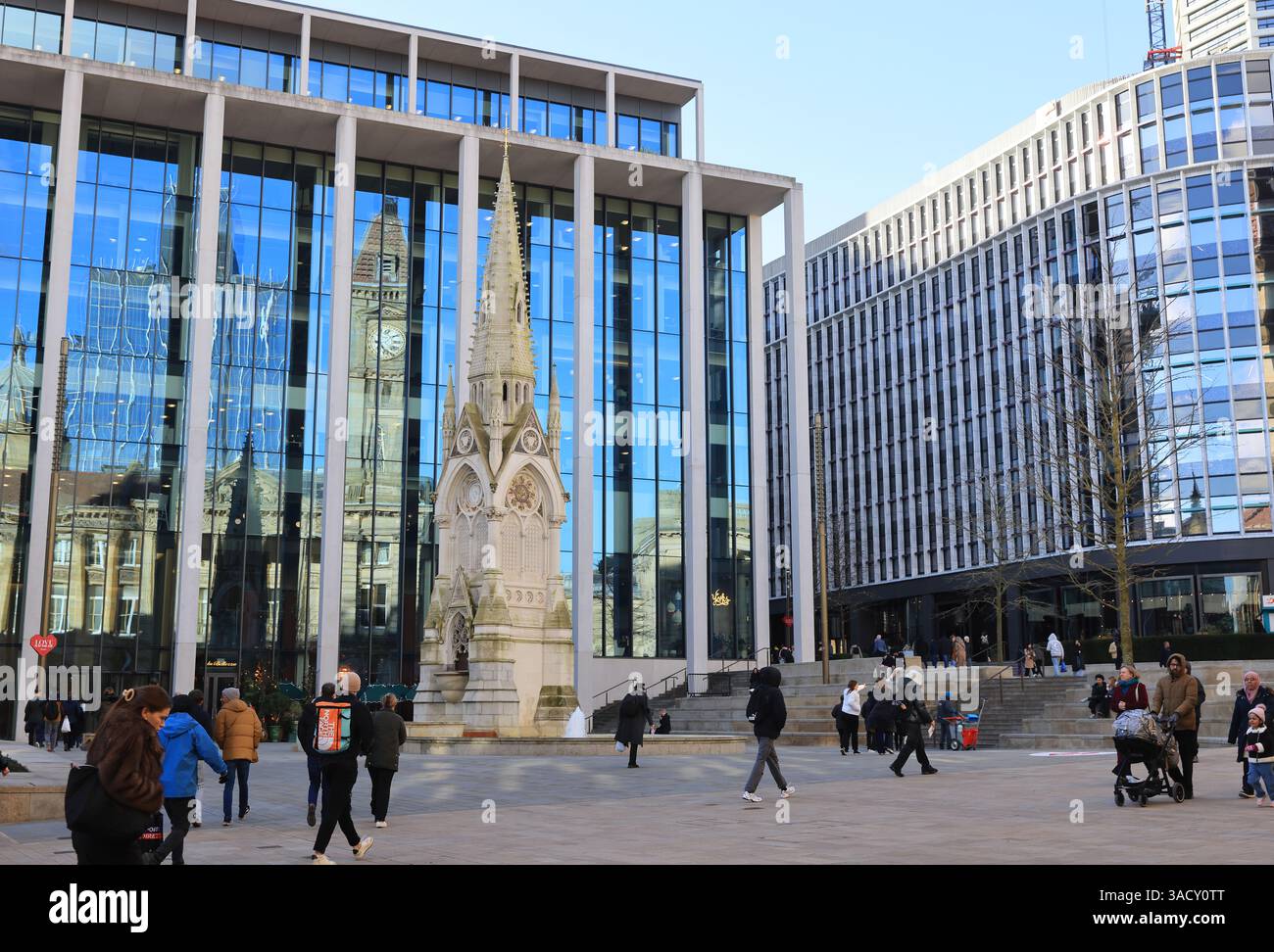 Chamberlain Square, named after one of Birmingham's most famous mayors ...