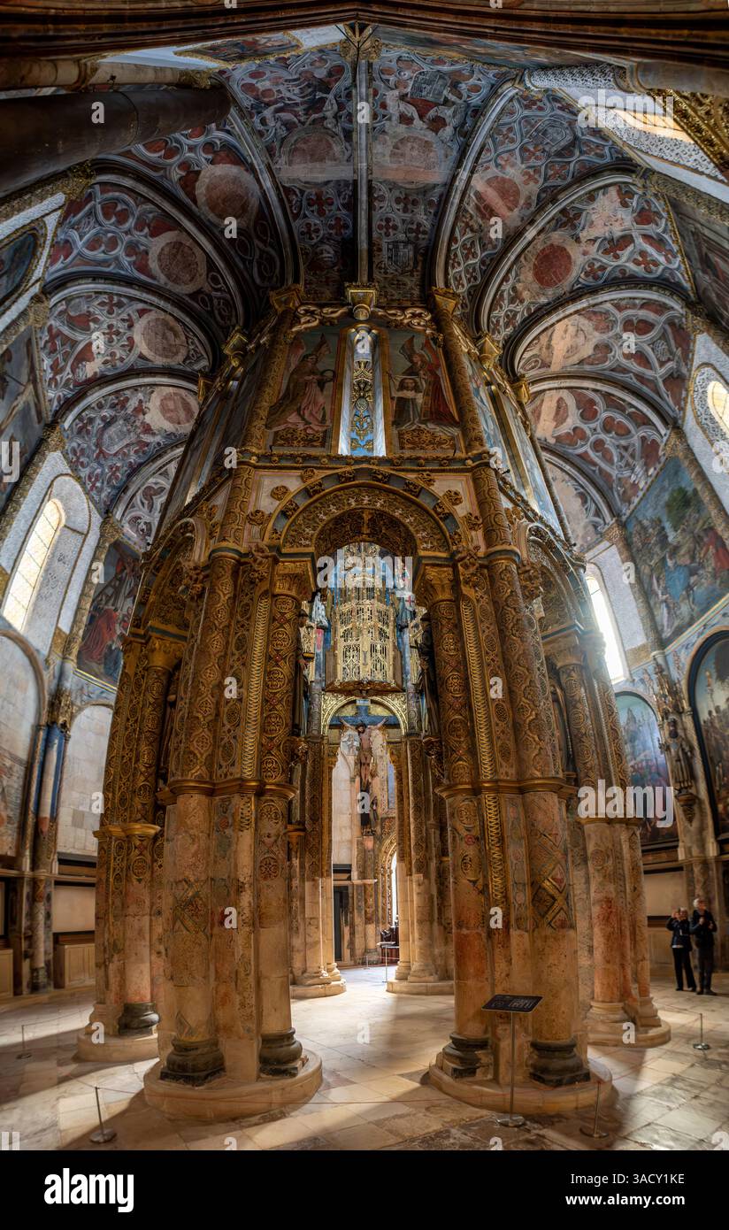 Component of the fortified convento de cristo in tomar hi-res stock ...